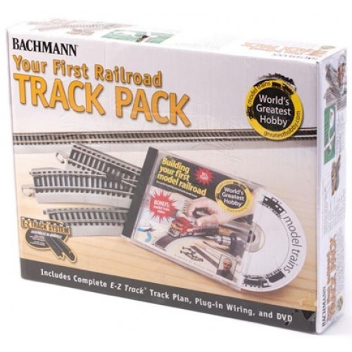 Bachmann E-Z Track HO Nickel Silver First Railroad Pack