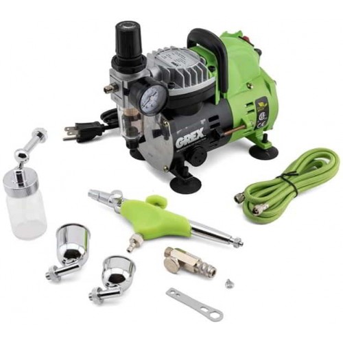 Grex Genesis.XSi3 Airbrush with AC1810-A Compressor Kit